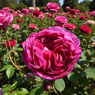 Charles de Mills Rose in 3L Pot - Highly Fragrant Old Garden Shrub Rose ...
