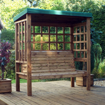 Charles Taylor Bramham Three Seater Arbour Green