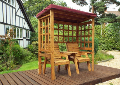 Buy Charles Taylor Henley Twin Arbour Burgundy at B&Q