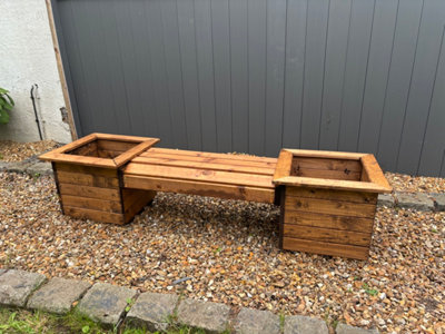 Charles Taylor Knights Single Planter Bench