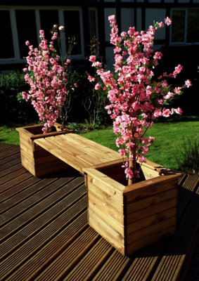 Charles Taylor Outdoor Planter Bench