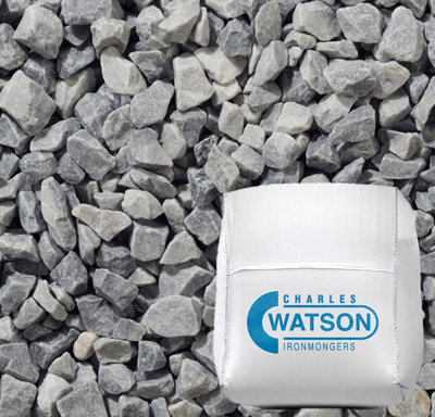 Charles Watson 14-20mm Polar Ice Blue Chippings Decorative Garden Stone ...