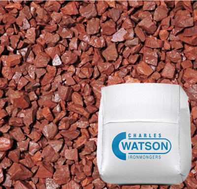 Charles Watson 14mm Red Chippings Decorative Garden Stone Bulk Bag ...