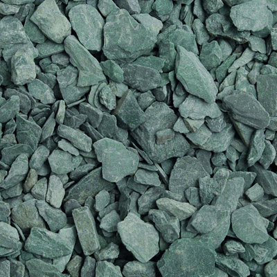 Charles Watson 20mm Green Slate Decorative Garden Stone Bulk Bag Approx ...