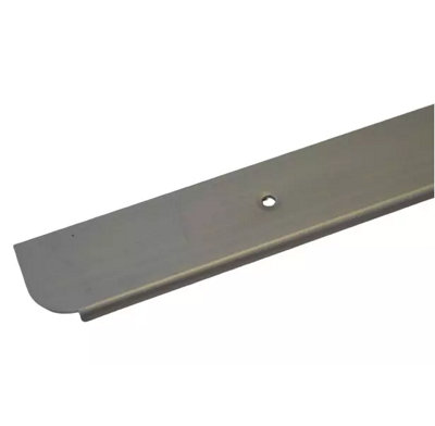 Charles Watson 30mm Worktop Edging Cap Matt Silver