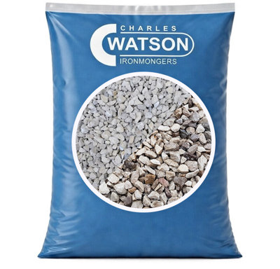 Charles Watson Grey Quarried Limestone Chippings Decorative Garden 10mm ...