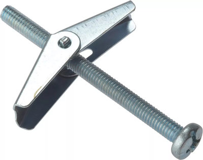 Charles Watson M5 x 50mm Zinc-Plated Spring Toggle Cavity Wall Anchor ...