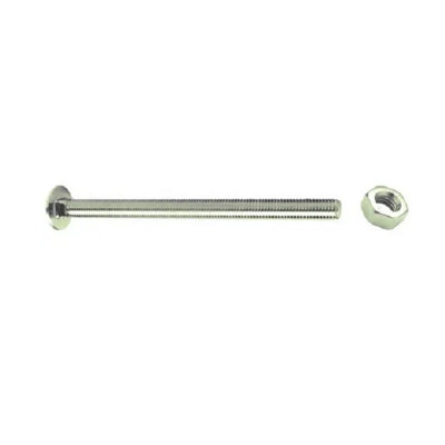 Charles Watson M8 x 90mm Cup Square Hex Bolt Zinc-Plated Steel Fixing ...