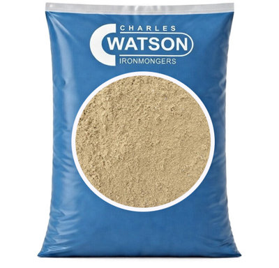 Charles Watson Plastering Sand Large Aprrox. 25kg Poly Bag Plaster Sand