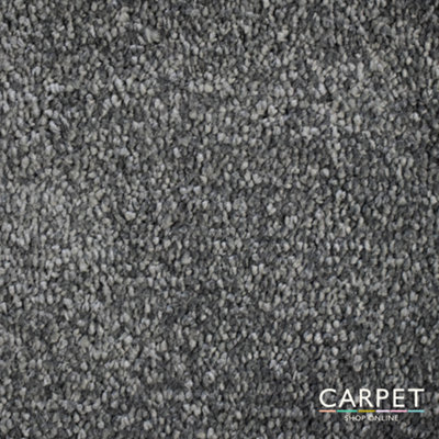 CHARM GRANITE GREY TWIST CARPET 1.75M X 4M