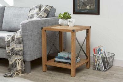 Charming Rustic-Style Living Room Side Storage Table | DIY at B&Q