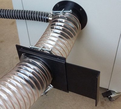 Charnwood 100G Plastic Blast Gate 100mm (4") Dia For Woodworking Dust