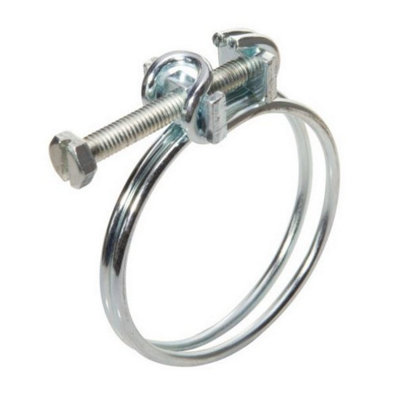 CHARNWOOD 38HC Double Wire Zinc Plated Clamp For 38mm Hose | DIY at B&Q