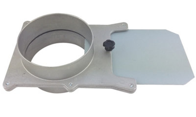 CHARNWOOD Aluminium Shut Off Blast Gate 125mm(5") Diameter Connection ...