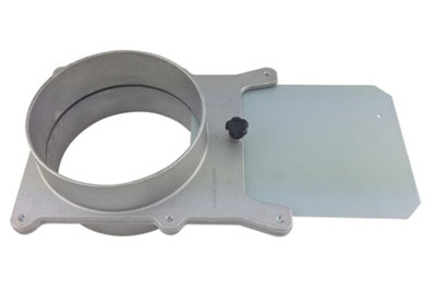 CHARNWOOD Aluminium Shut Off Blast Gate 150mm (6") Dia. connections