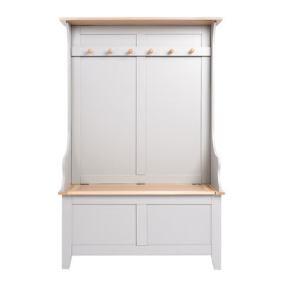 Charnwood Hallway Tidy with Storage Bench Free Standing Contemporary ...