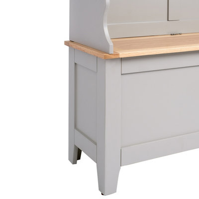 Charnwood Hallway Tidy with Storage Bench Free Standing Contemporary ...