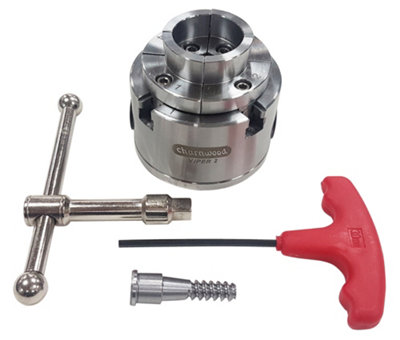 Charnwood VIPER2 Geared Scoll Chuck For Wood Lathe, 70mm Diameter, 4 ...
