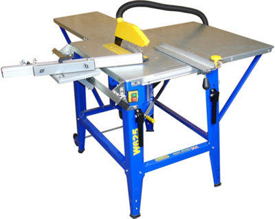 Charnwood W625P 12'' Contractors Table Saw with Sliding Carriage