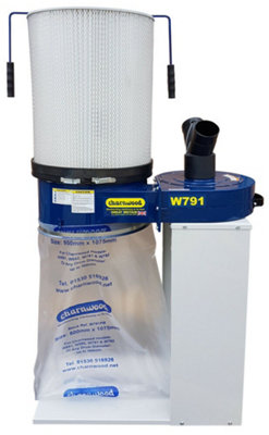 CHARNWOOD W791CF Professional Quality Dust Extractor with 1 mic Filter ...