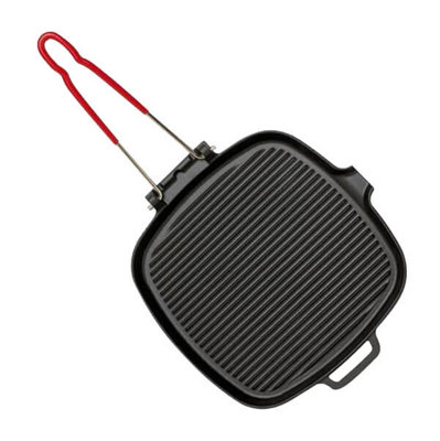 Chasseur Invicta Square Grill Pan Cast Iron Black