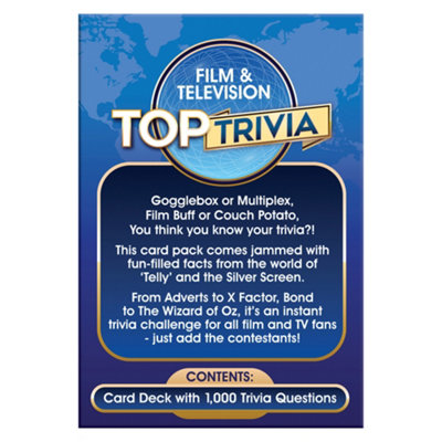 Cheatwell Games Quiz Cube Pick n Mix and Top Trivia TV & Film Bundle