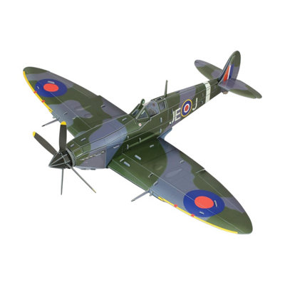 CHEATWELL SUPERMARINE SPITFIRE 3D PUZZLE MODEL 57-PIECE KIT, NO GLUE ...