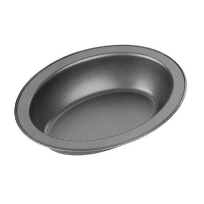 Chef Aid Oval Pie Dish Grey (One Size) | DIY at B&Q