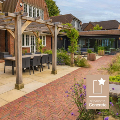 Chelmer Valley Seville Clay Paving Pack of 1040 pcs (10.61m2)