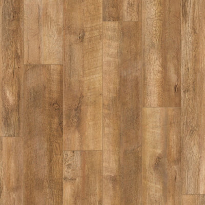 Chels Country Oak Brown Modern Wood Effect 8mm Laminate Flooring For ...