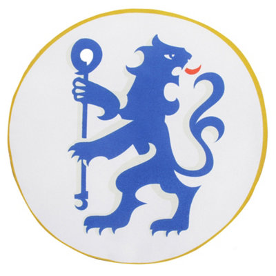 Chelsea FC Childrens/Kids Official Filled Football Crest Cushion Blue ...