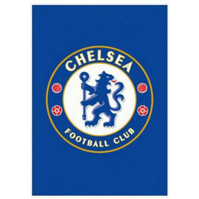 Chelsea FC Crest Rug Blue (One Size)