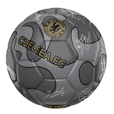 Chelsea FC Signature 32 Panel Football Silver (5)