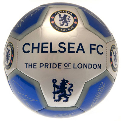 Chelsea FC Signature Football Blue/Silver (5)