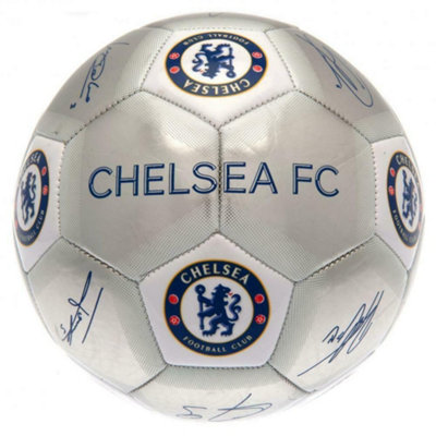 Chelsea FC Signature Football Silver (5)