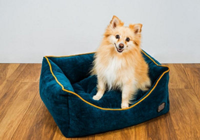 Chelsea Reversible Rectangle Dog Bed 64cm SMALL 25"