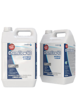 ChemFlow 40 - Blue Antifreeze Coolant Concentrate 2 x 5 Litres