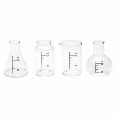 Chemistry Beaker Flasks Set Shot Vodka Shooters Glasses 30ml