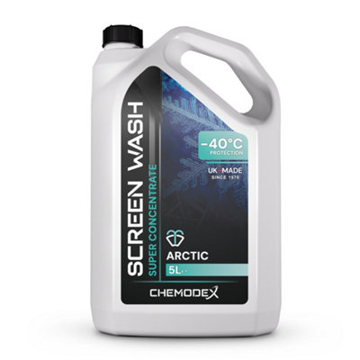 Chemodex Screen Wash Arctic 5 Litres Heavy Duty De-Icing Screen Wash ...