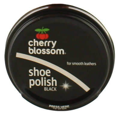 Cherry Blossom Shoe Polish black