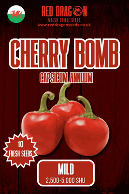 Cherry Bomb Chilli Seeds - 10 Fresh Seeds