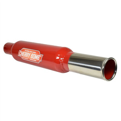 Cherry Bomb Standard Tail Bomb Tail Pipe Round End Exhaust Pipe Back Box