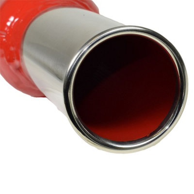 Cherry Bomb Standard Tail Bomb Tail Pipe Round End Exhaust Pipe Back Box