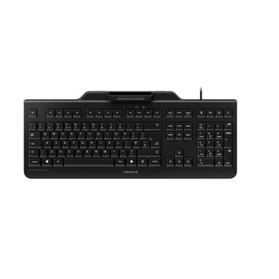 CHERRY KC 1000 SC, Wired Security Keyboard with Integrated Card Reader ...