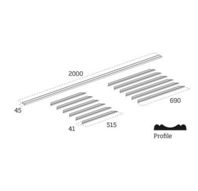 Shop Cheshire Mouldings WPKT5 Pine Slim Dado Wall Panelling Kit (H ...