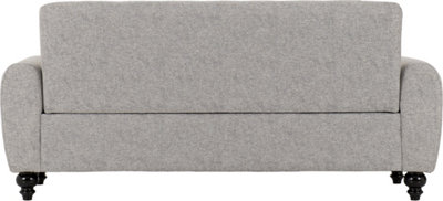 Chester 3 Plus 2 Seater Sofa Upholstered in Grey Fabric 2 Man Del
