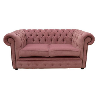 Chesterfield 2 Seater Pimlico Lilac Fabric Sofa Settee Bespoke In ...