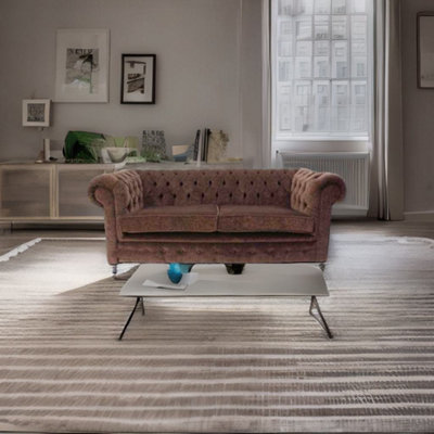 Chesterfield Handmade 3 Seater Sofa Settee Pimlico Chocolate Brown ...