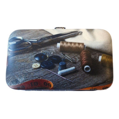 Chestnut Sewing Kit Purse Notions Design, Groves N4347/CH