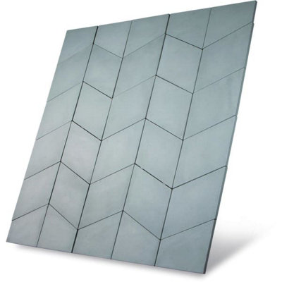 Chevron Paving Patio Kit 'The Tytherington' Portland Grey (2.25m x2.25m)